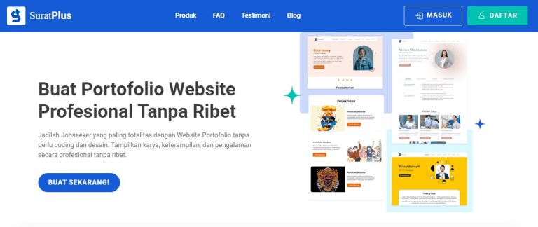 6 Tips Membuat Web Portofolio Mudah Dan Cepat Hanya Dengan Modal Klik ...
